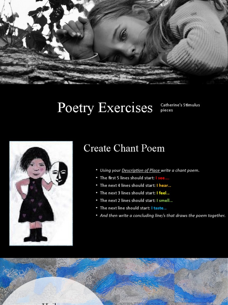 Poetry Exercises: Catherine's Stimulus Pieces | PDF