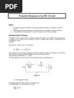 RC Circuit Lab Report | PDF | Capacitor | Electrical Circuits