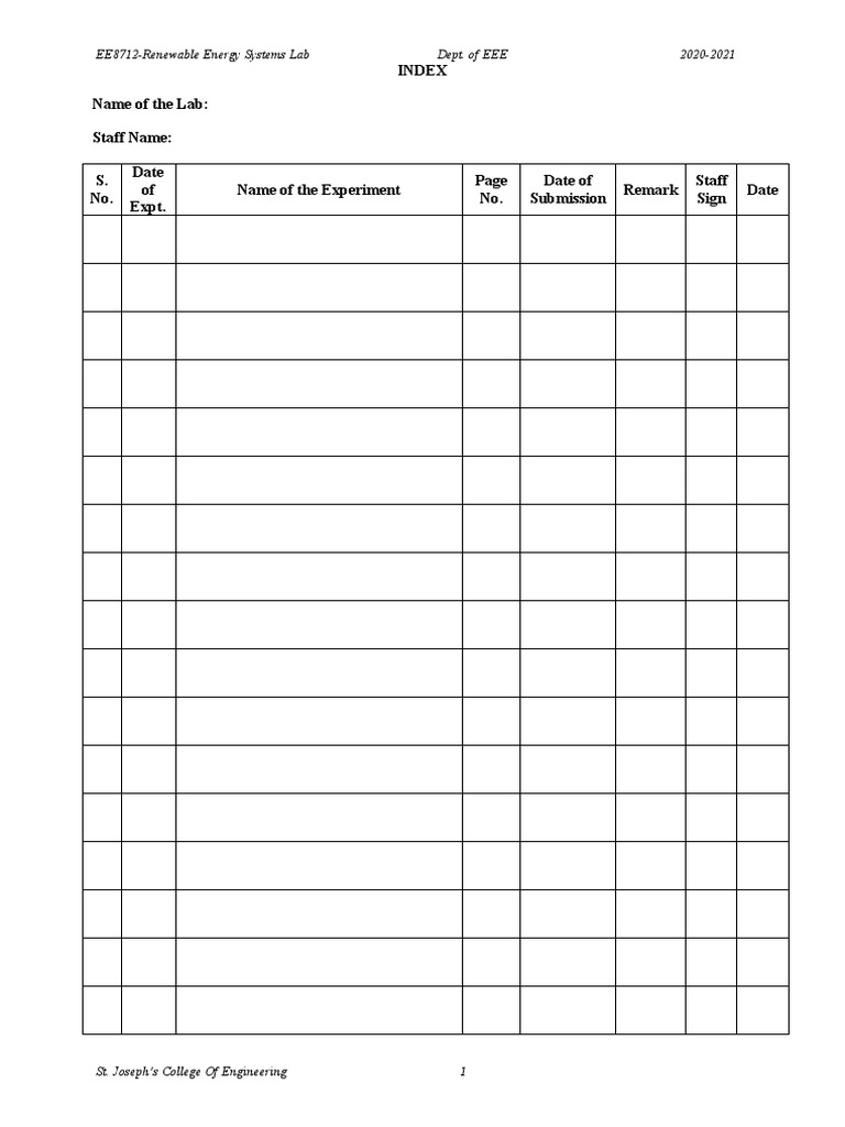 Ee8712 - Ren Energy Systems Lab | PDF | Photovoltaics | Photovoltaic System