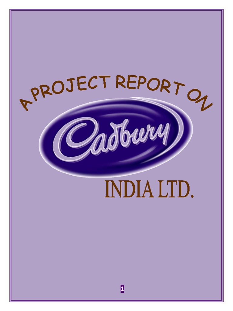 Cadbury India Ltd. | PDF | Chocolate | Brand