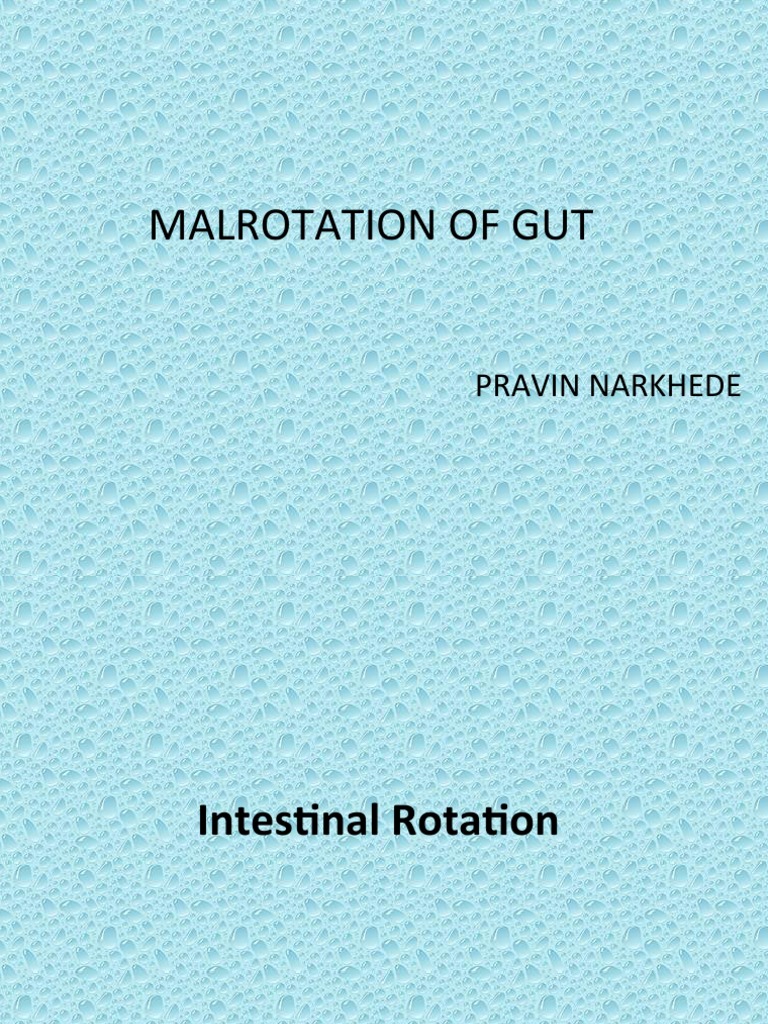 Malrotation of Gut: Embryology & Treatment | PDF | Gastrointestinal ...