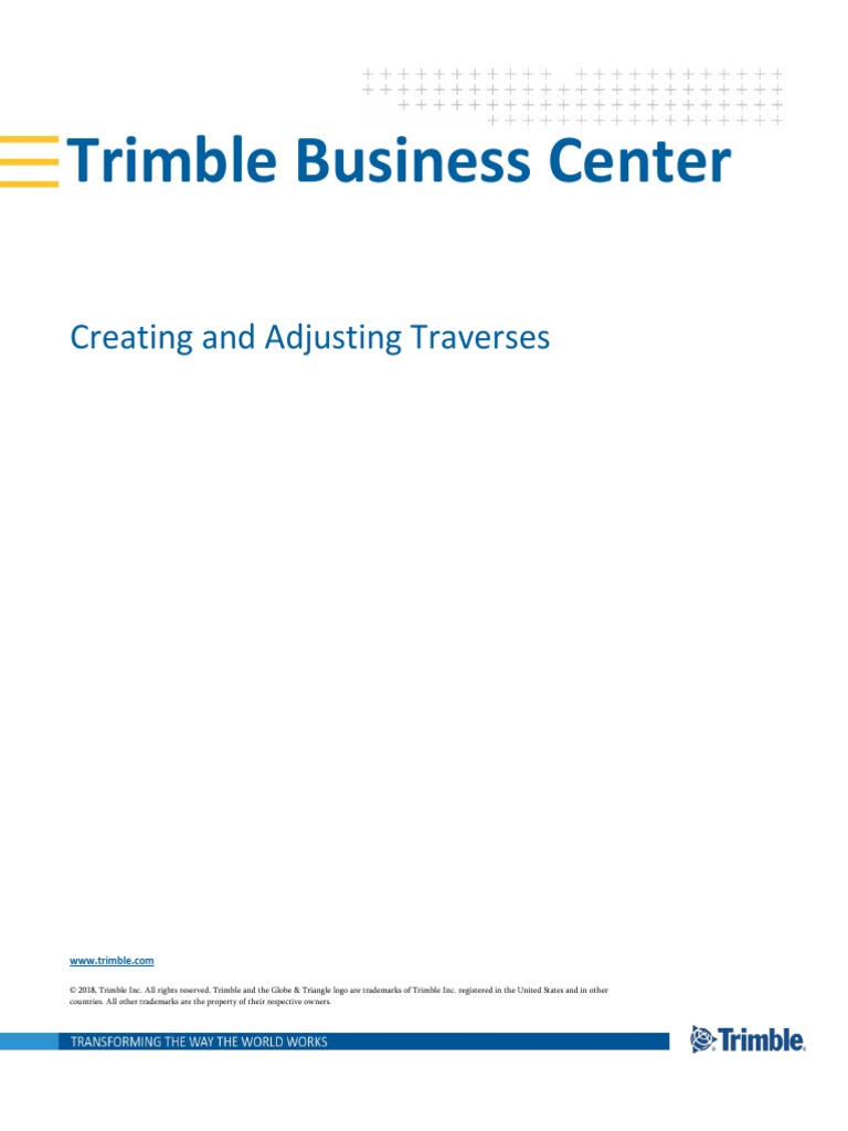 Creating and Adjusting Traverses | PDF | Technology & Engineering