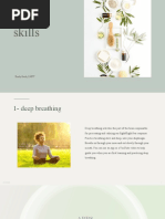Coping Skills Word Scramble Activity | PDF | Psychology | Mental Health