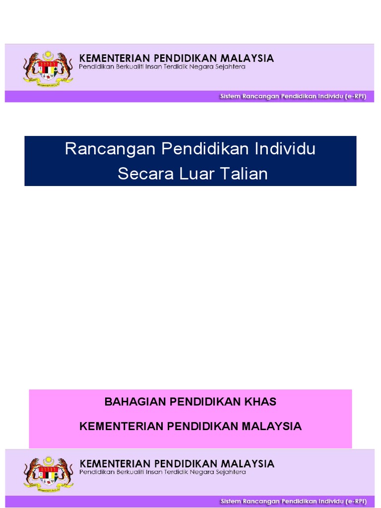 Contoh Borang Rpi | PDF