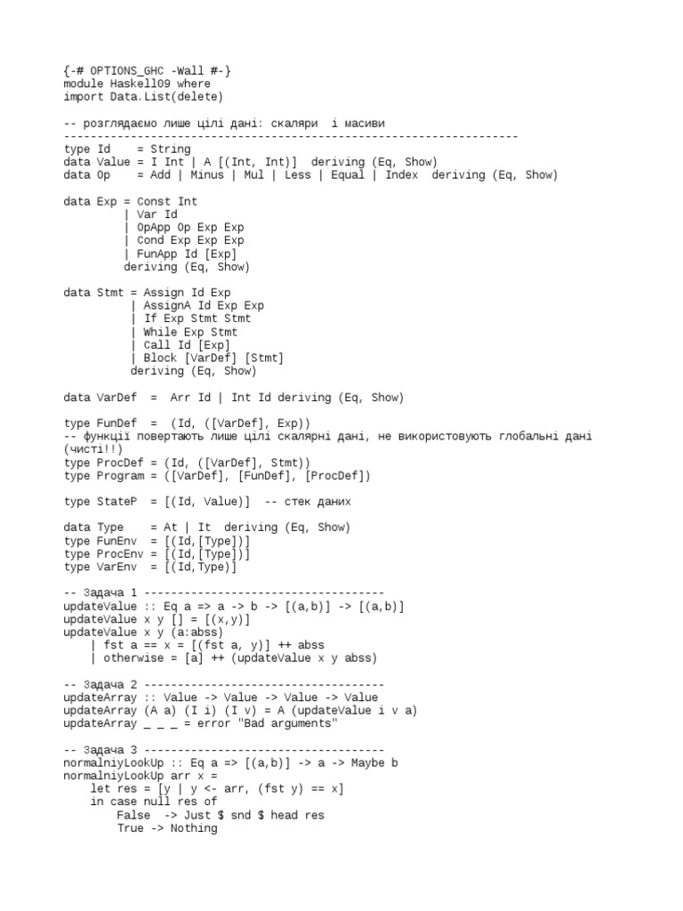 Haskell 09 | PDF | Software Development | Functional Programming Haskell 09 | PDF | Software Development | Functional Programming