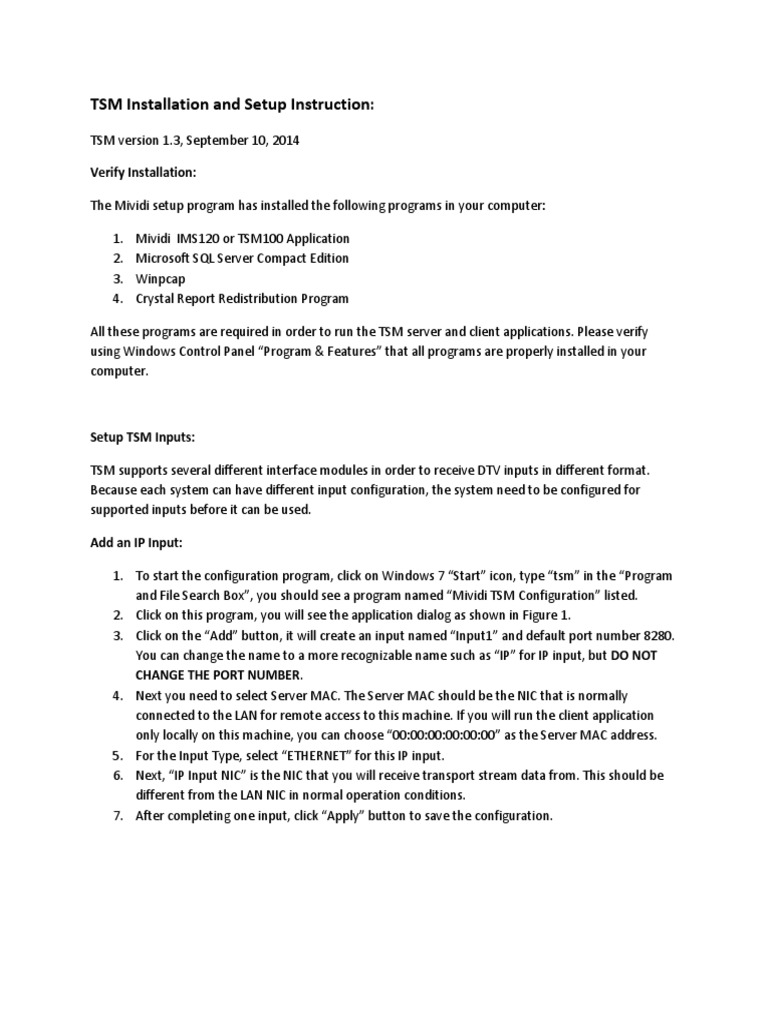 TSM Installation and Configuration Guide | PDF | Network Interface ...