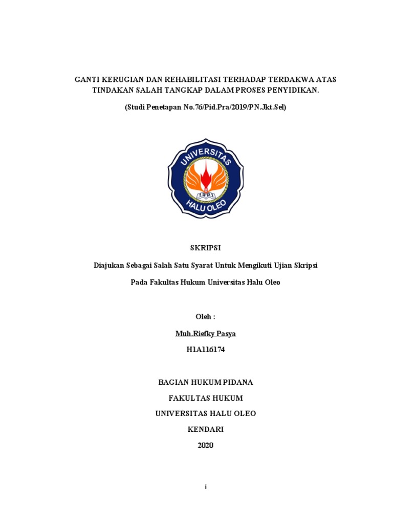 Cover Skripsi Oyi Print | PDF