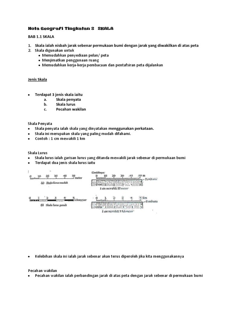 Nota Geografi Tingkatan 2 | PDF