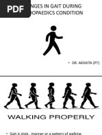 Common Gait Deviations | PDF | Human Leg | Anatomical Terms Of Motion