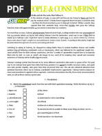 Globalization and Consumerism Vocabulary | PDF | Consumerism ...