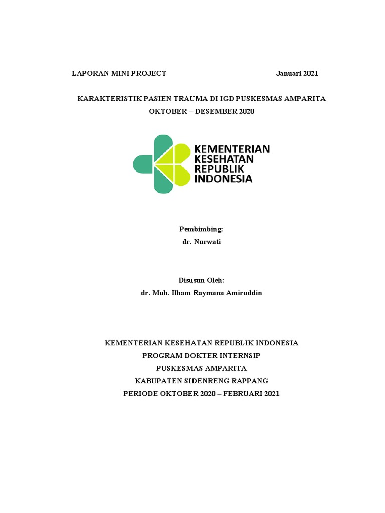 Mini Project Ilo | PDF | Pengembangan Diri | Kesehatan Holistik