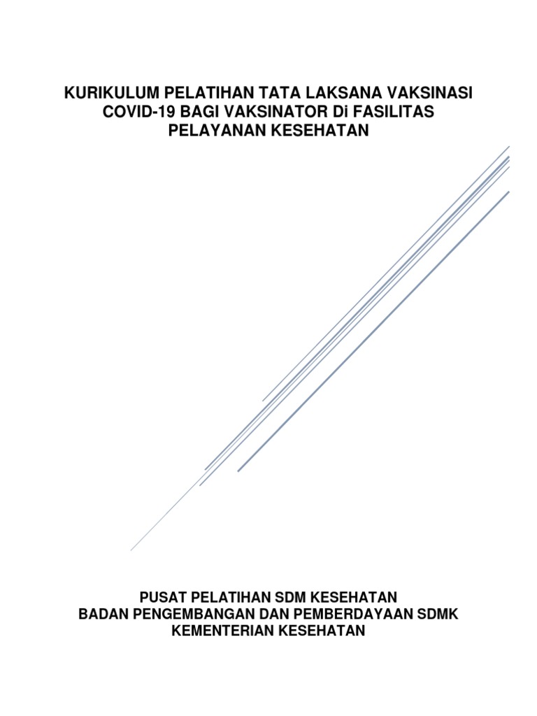 Kurikulum Vaksinator C-19 | PDF | Sains & Matematika
