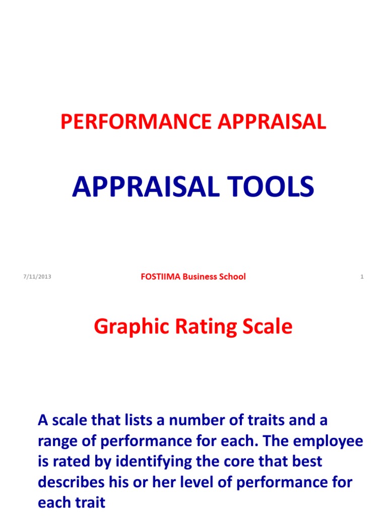 Performance Appraisal Tools | PDF | Performance Appraisal | Applied ...