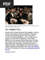 The Godfather II Screenplay Insights | PDF | Gang Activity | Crime Thriller