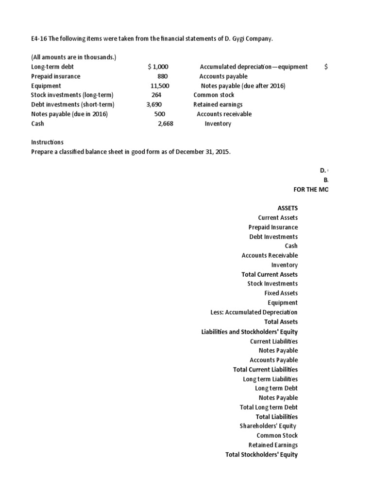Module 4 Problem Set Pdf Balance Sheet Retained Earnings