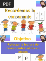 Plan de Clase Consonante P | PDF