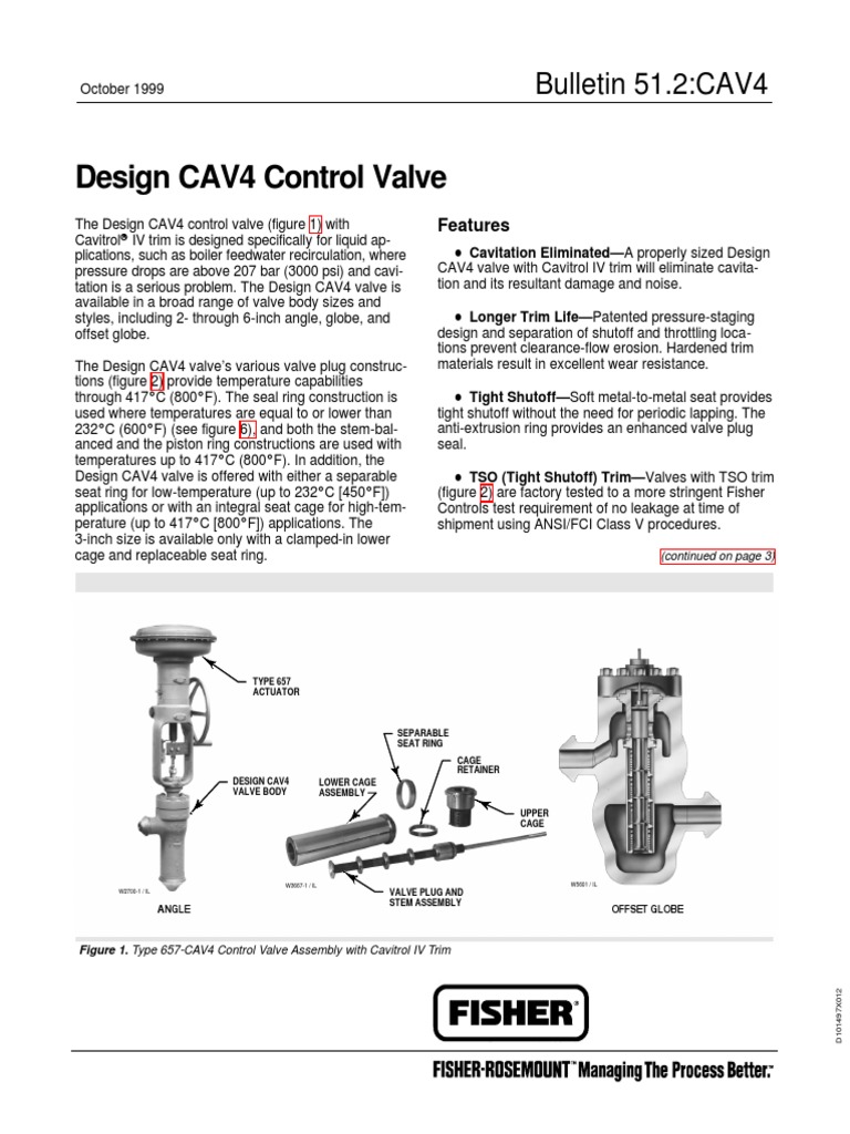 Design CAV4 Control Valve | PDF | Valve | Pressure