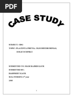 OBG Nursing Research Problem Statements | PDF | Childbirth | Obstetrics