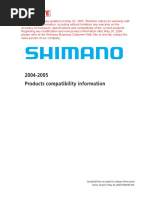 Shimano Torque Specs | PDF | Technology & Engineering