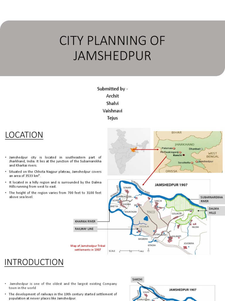 City Planning of Jamshedpur | PDF | Water | Transport
