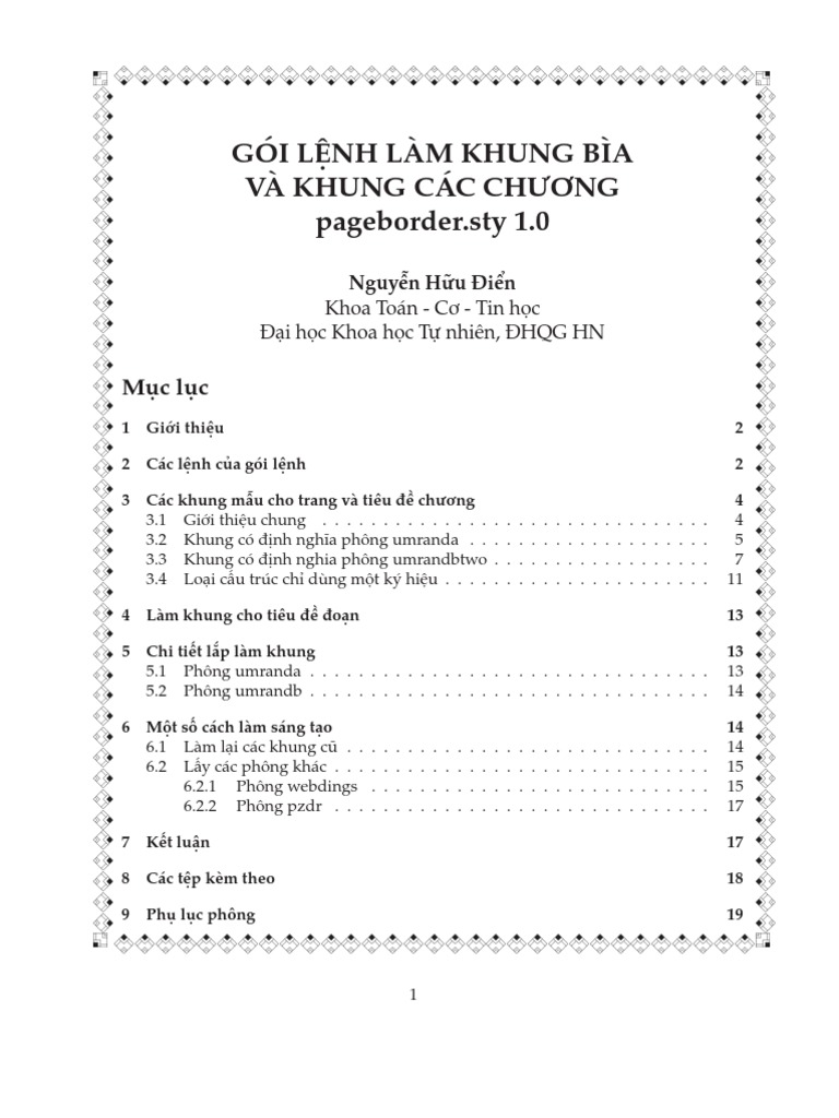 Page Border Help | PDF