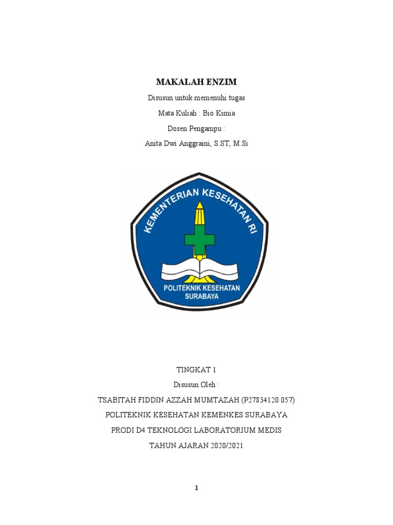 Makalah Enzim | PDF