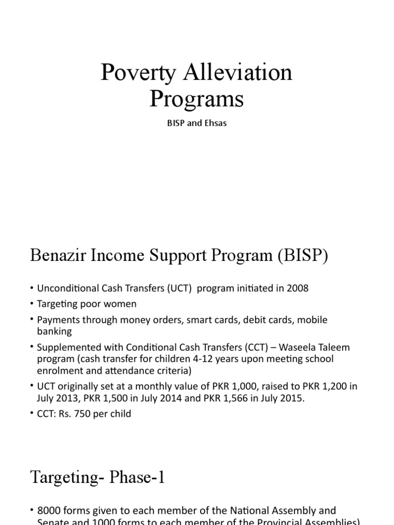 Poverty Programs for Women in Pakistan | PDF | Policy | Standard Of Living