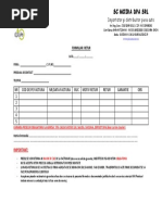 Fisa Retur Marfa | PDF