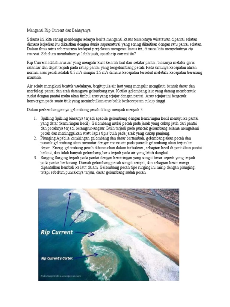 Mengenal Rip Current Dan Bahayanya | PDF | Ilmu Sosial