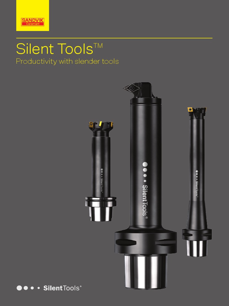 Silent Tools: Productivity With Slender Tools | PDF | Machining ...