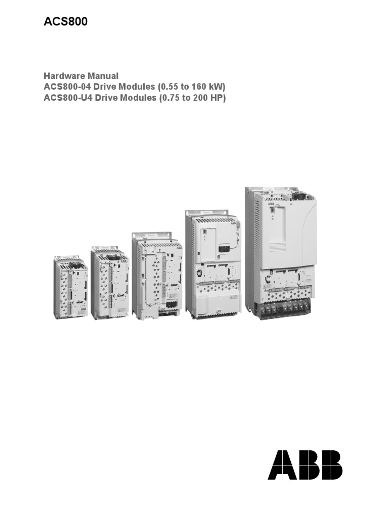 VSDS Manual-ABB | PDF | Electromagnetism | Manufactured Goods