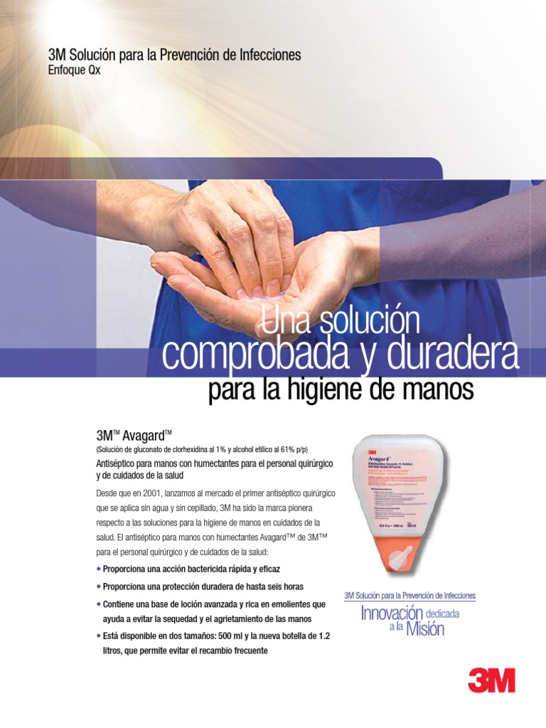 Avagard | PDF | Lavado de manos | Antimicrobiano