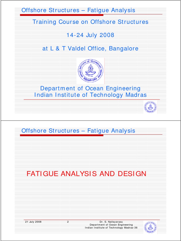 Fatigue Analysis | PDF | Fatigue (Material) | Waves