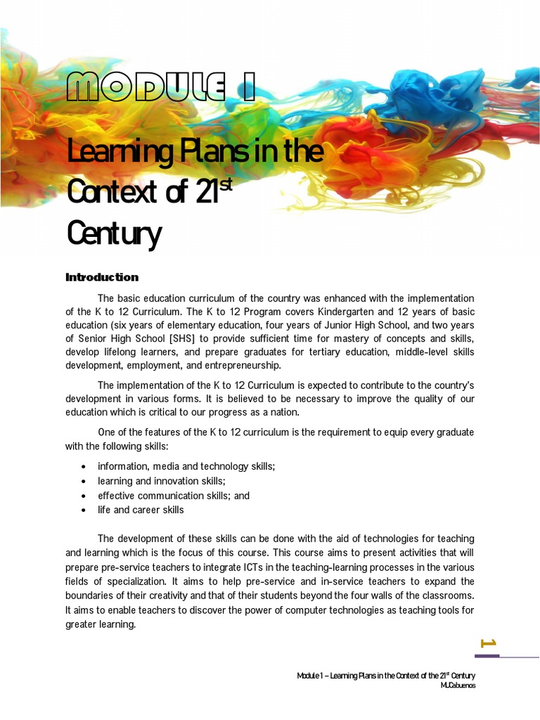 TTL 2 - Module 1 | PDF | Information And Communications Technology ...