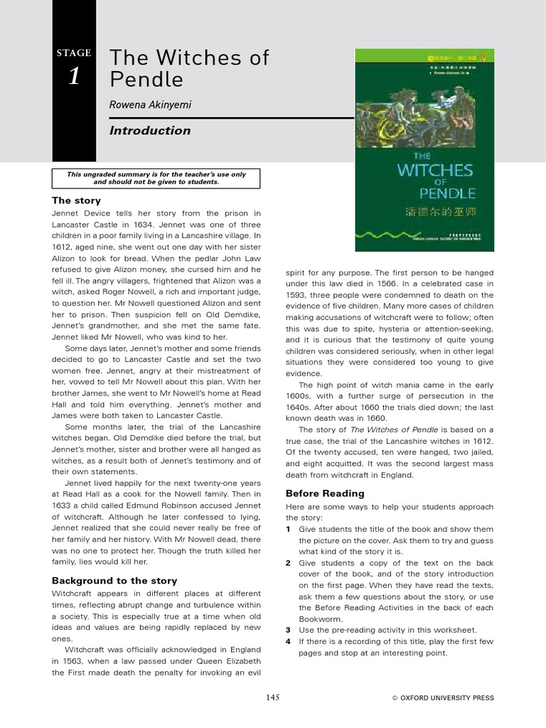 The Witches of Pendle | PDF | Violence