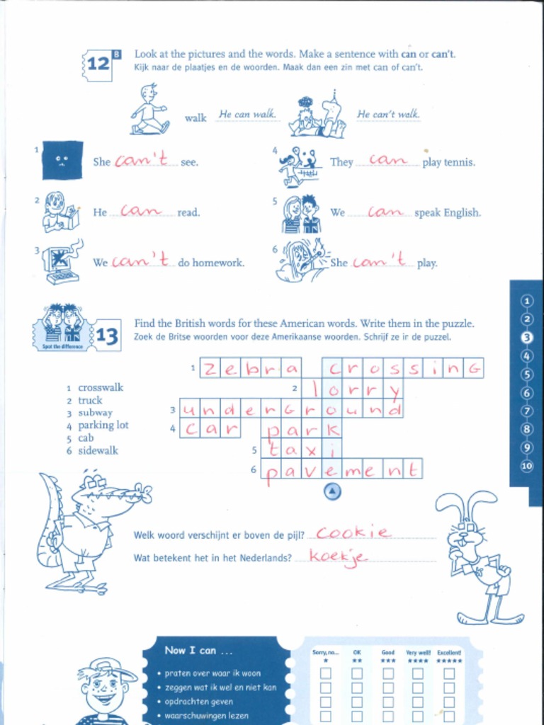 Groep 7 Engels Unit 3 Werkboek BLZ | PDF