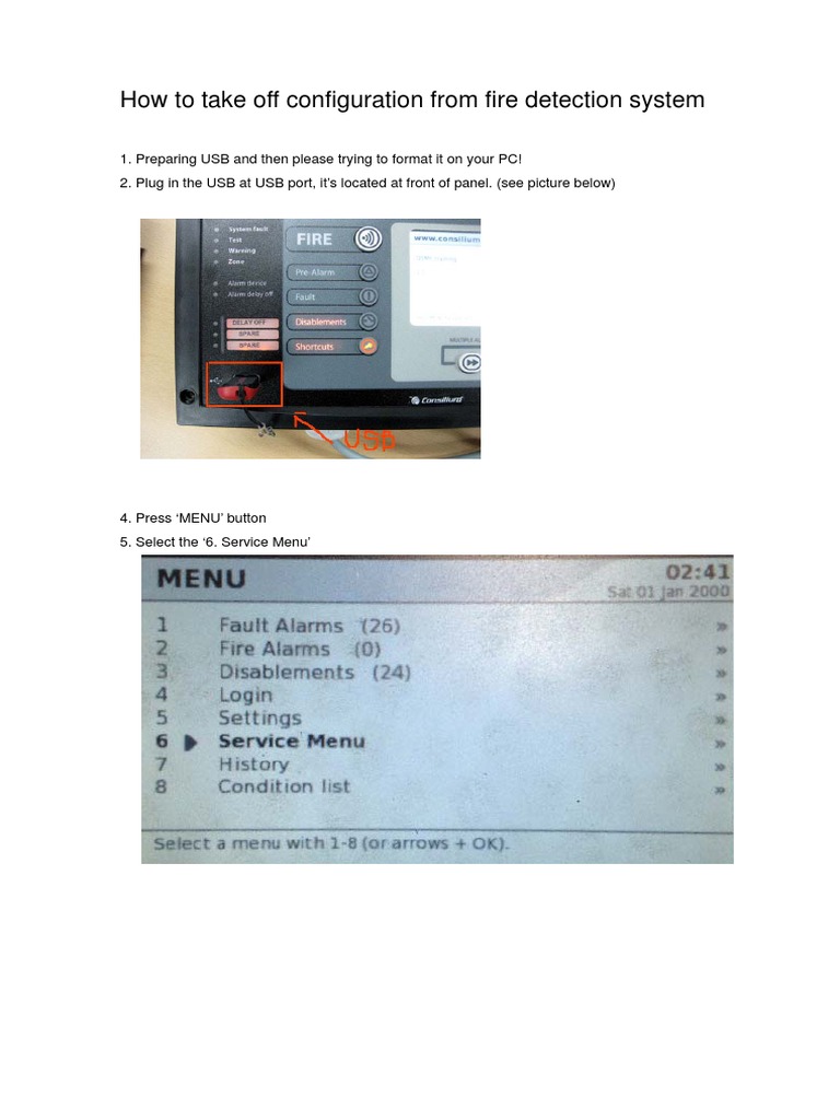 How To Take Off Configuration From Fire Detection System | PDF ...