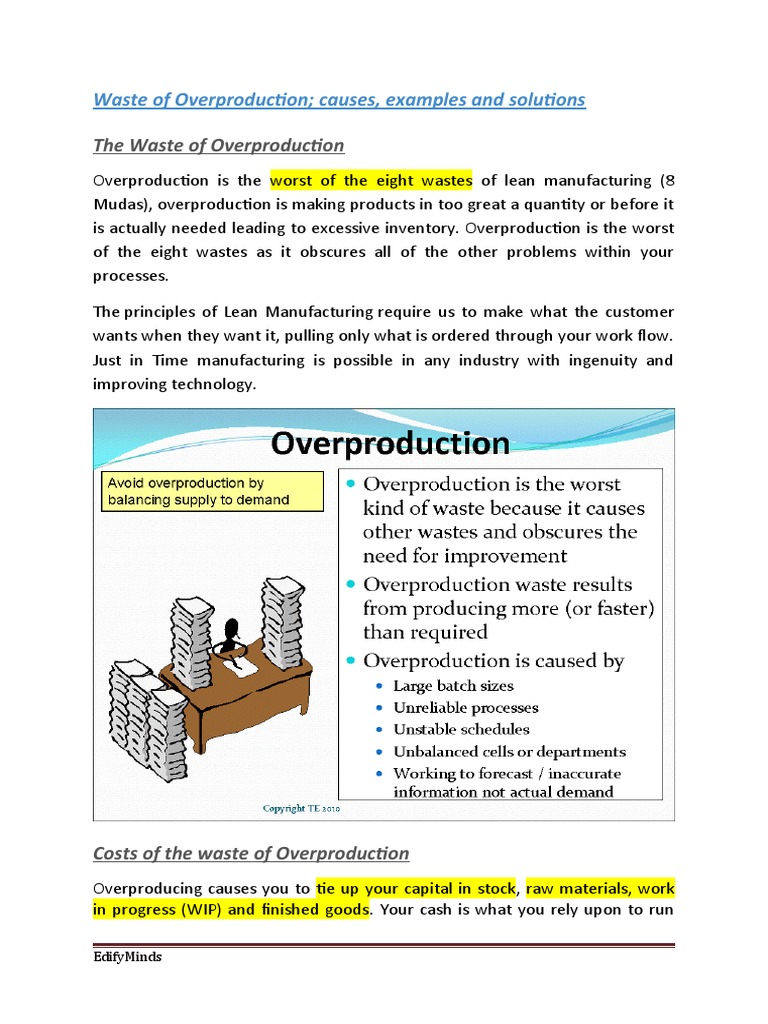 Lean Newsletter | PDF | Overproduction | Inventory