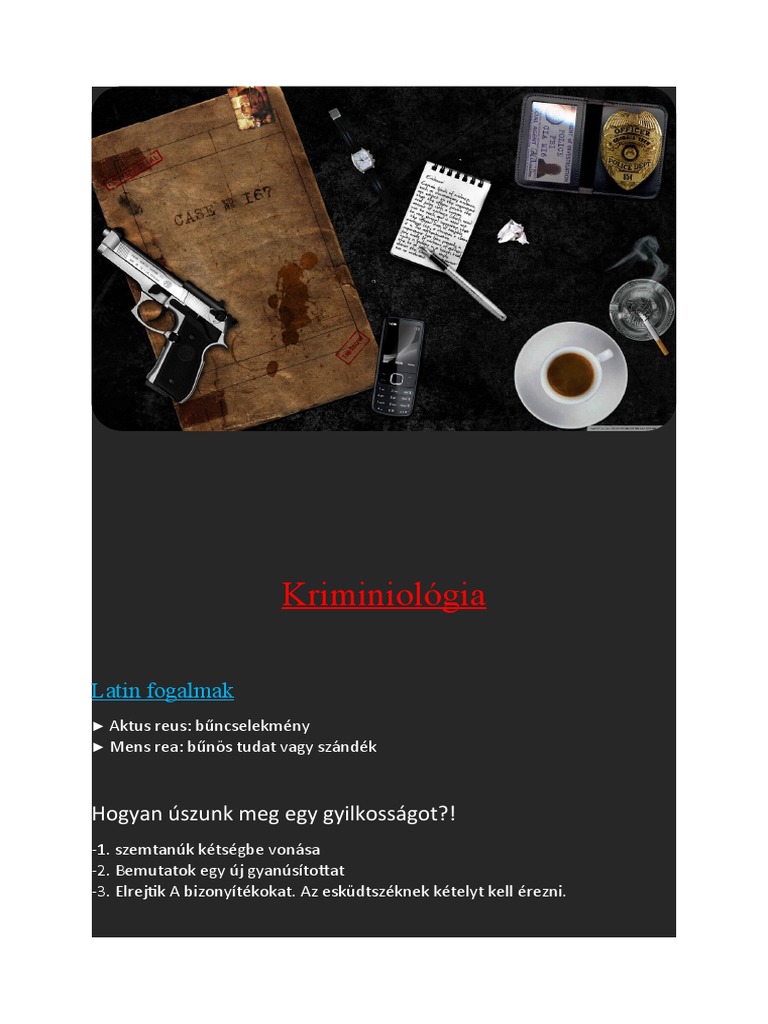 Kriminologia | PDF