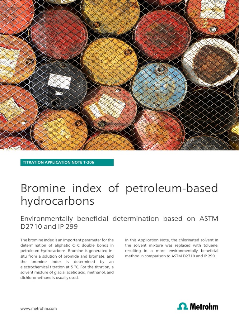 Bromine Index of Petroleum-Based Hydrocarbons: Environmentally ...