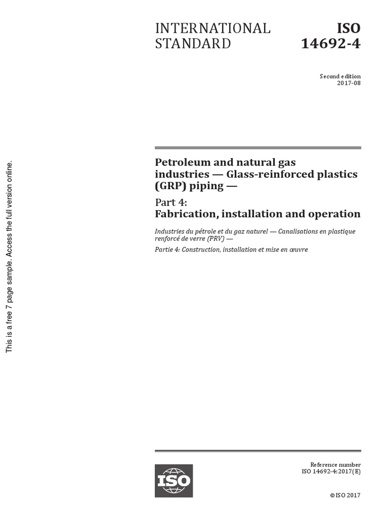 Iso - 14692 4 2017 | PDF