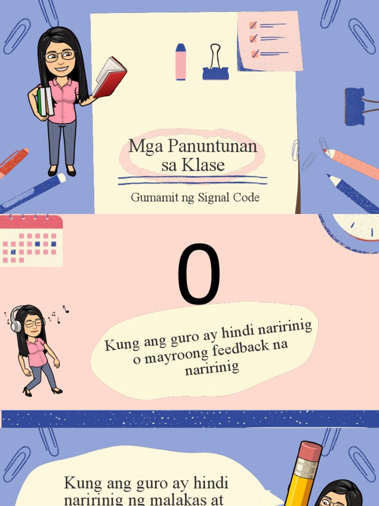 Mga Panuntunan Sa Klase | PDF