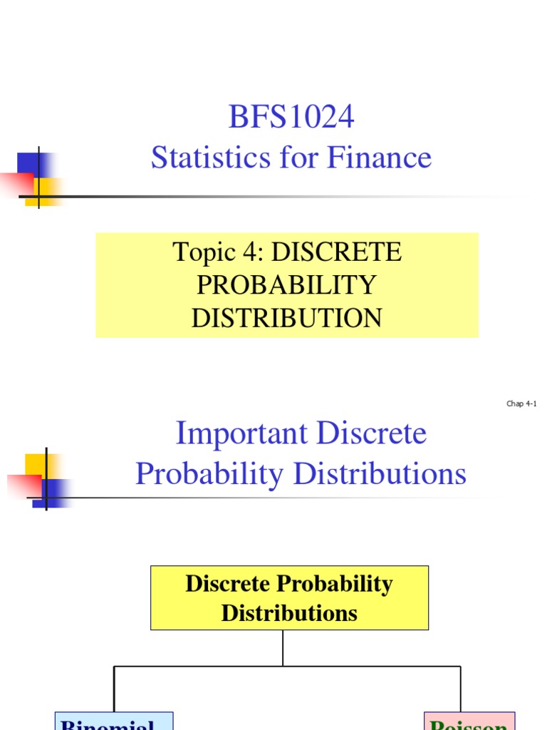 Discrete Prob Distribution | PDF | Probability Distribution | Poisson ...