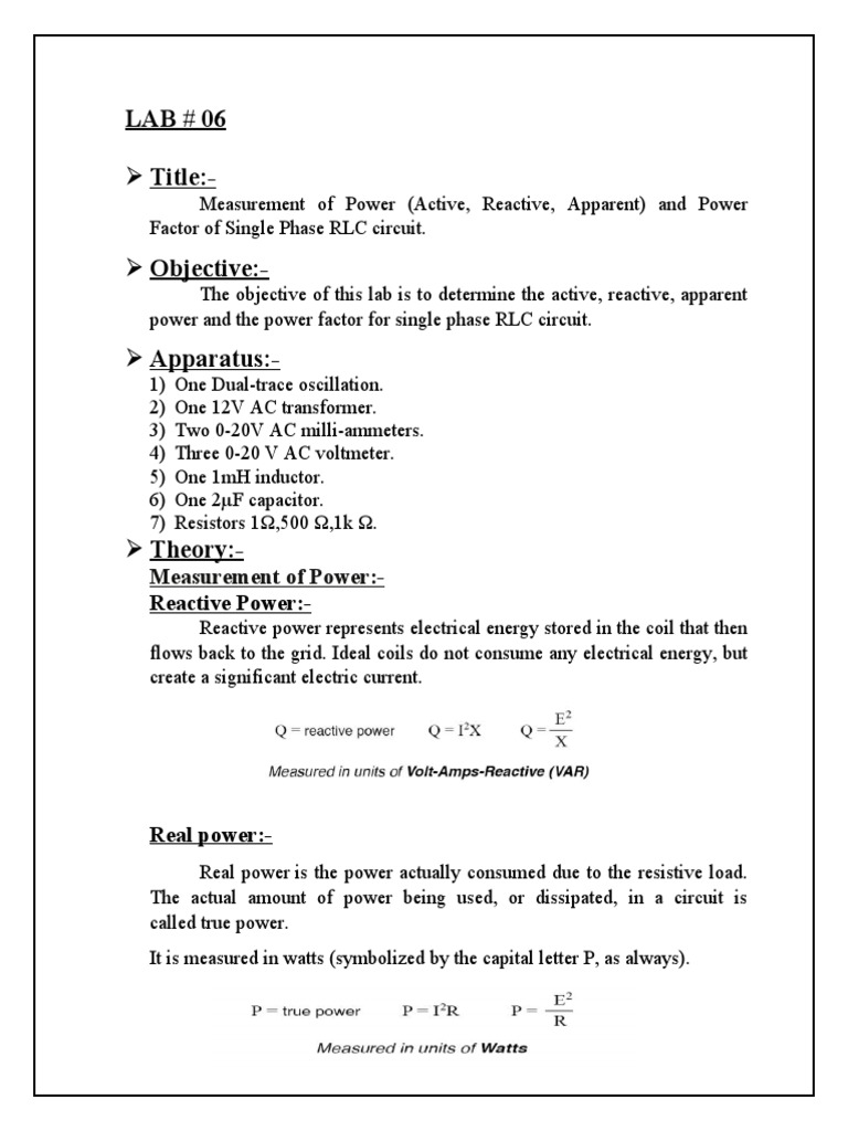 Ee Lab | PDF | Ac Power | Electrical Network