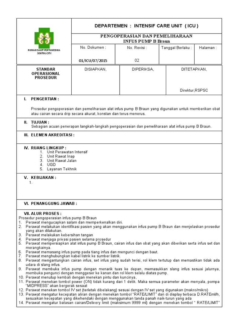 Infus Pump BBraun | PDF