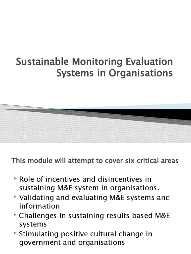 Sustainable Monitoring - POWERPOINT | PDF | Motivation | Motivational