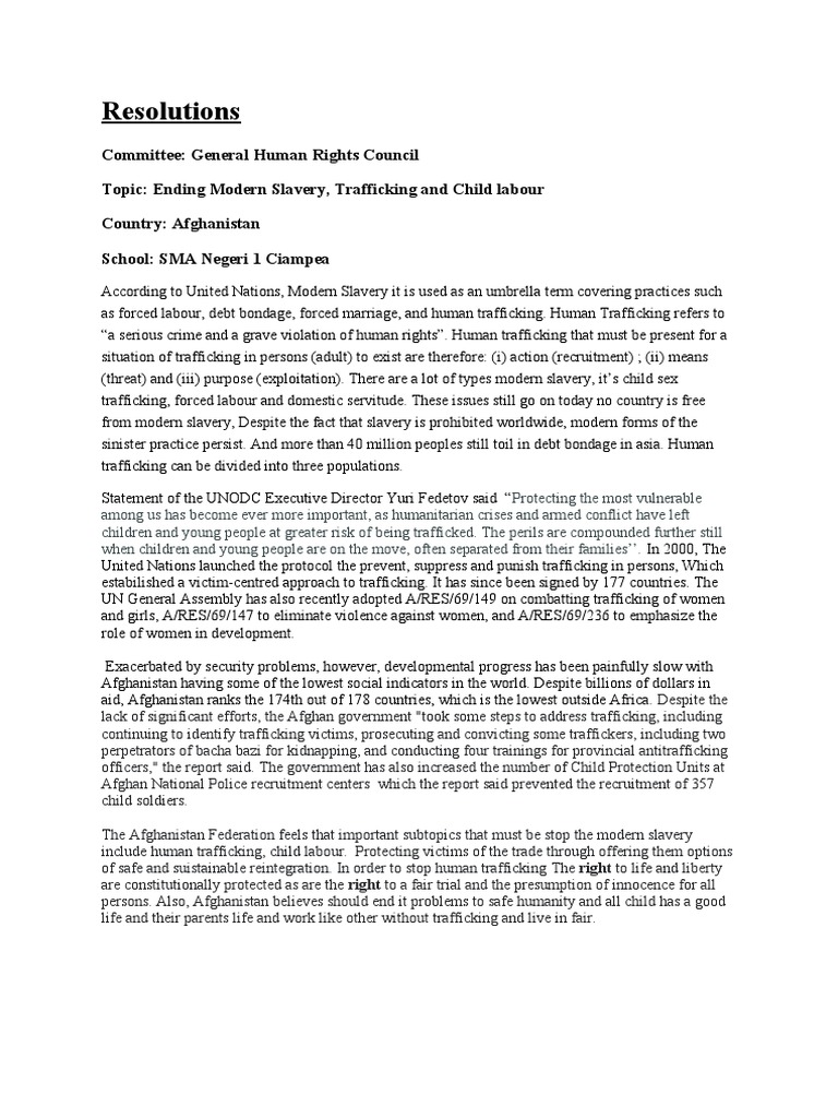 Positions Paper | PDF