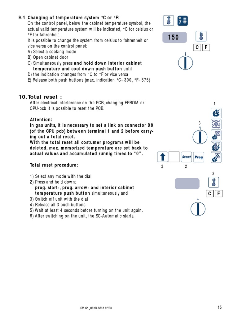 1L MCS Changing C To F and Total Reset | PDF | Computers