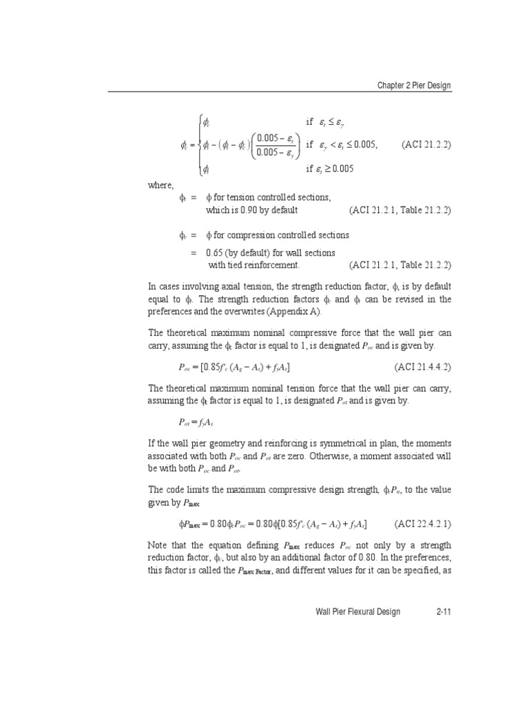 Shear Wall Design-ACI-318-14 | PDF | Beam (Structure) | Bending