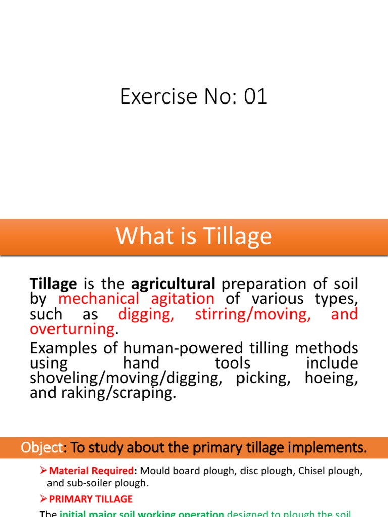 Tillage | Download Free PDF | Plough | Tillage